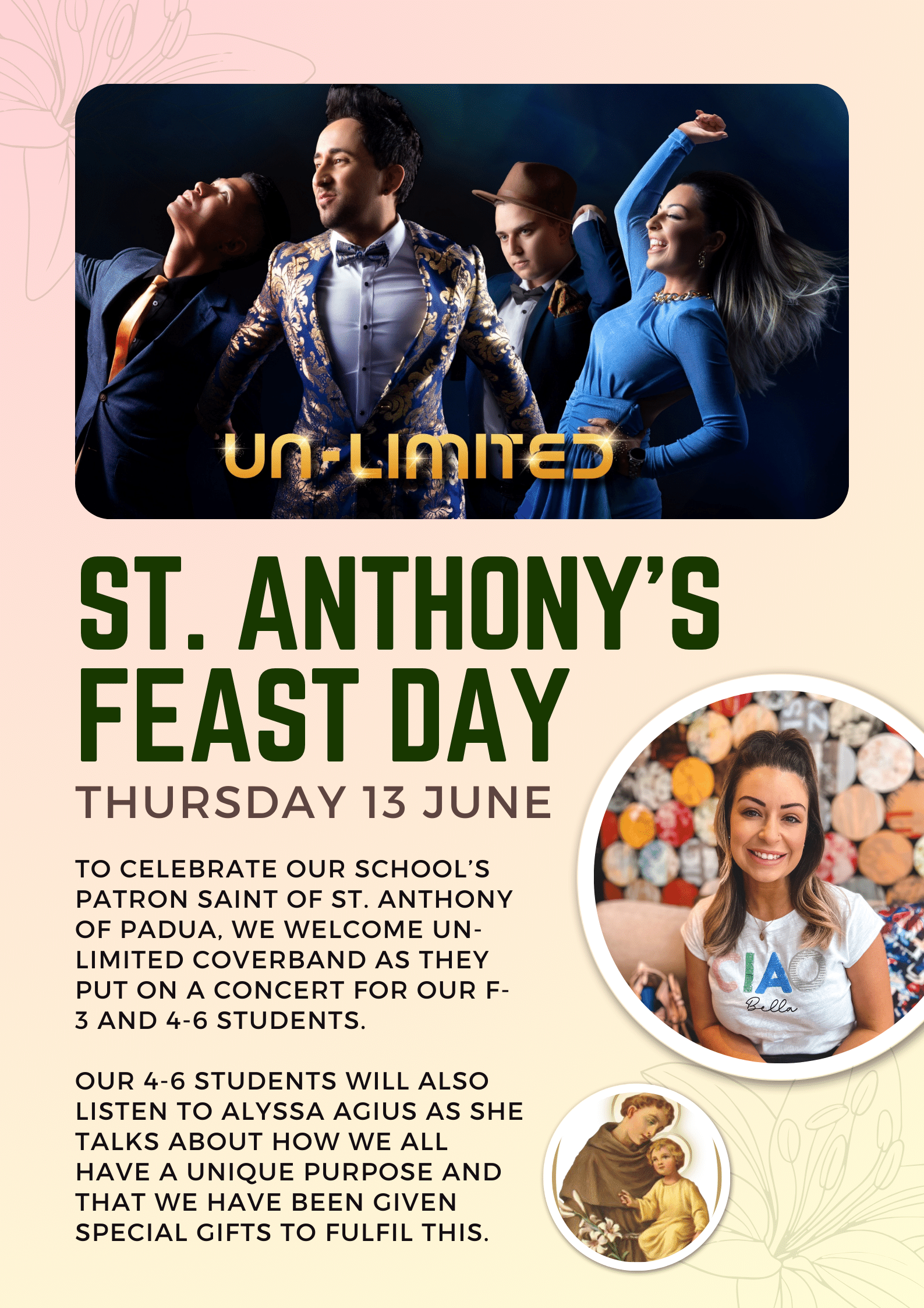 St Anthony on Padua Feast Day – St Anthony's Primary School